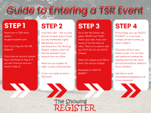 TSR Show Dates and HOYS Amateur League Points – The Showing Register